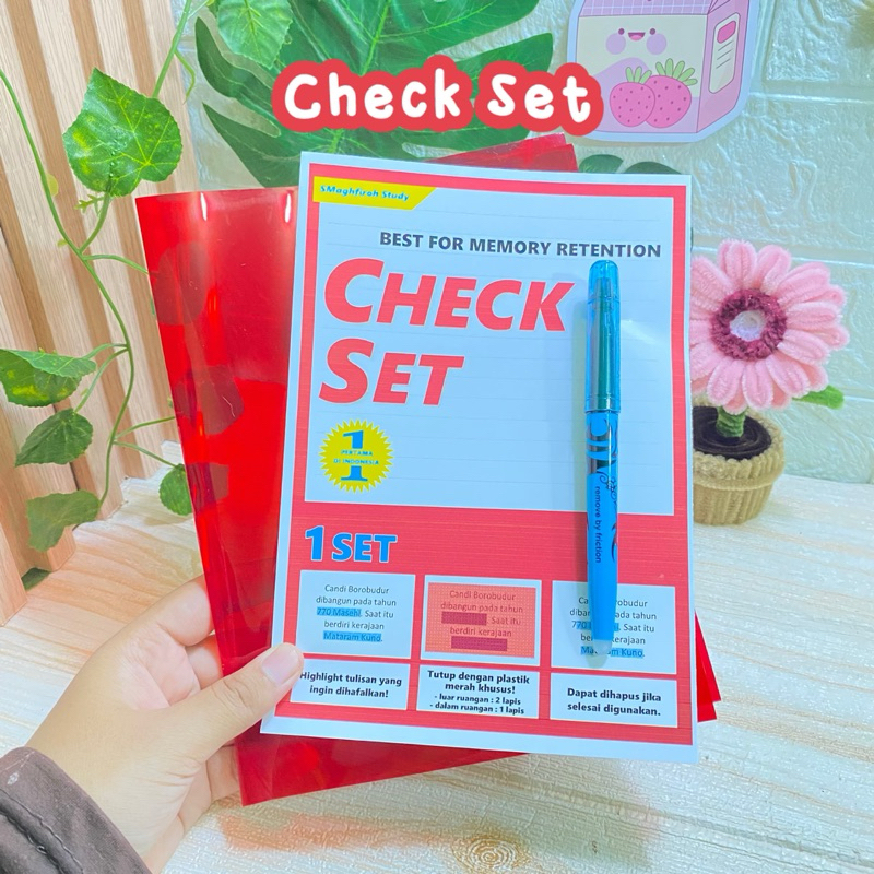 Jual CHECK SET - Alat Tulis Menghafal Ala Jepang PERTAMA DI INDONESIA ...