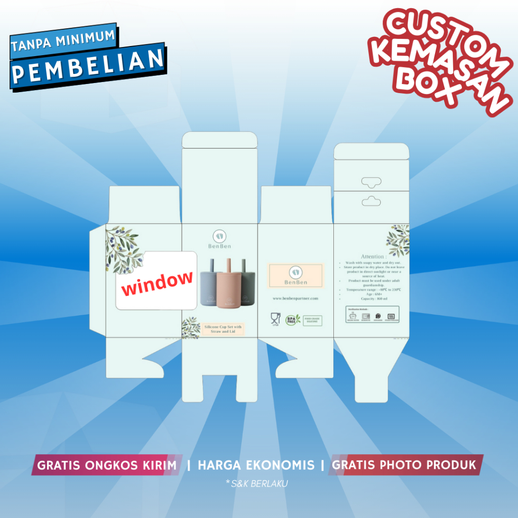 Jual Cetak Custom Kemasan Box | Box | Box Makanan | Custom Kemasan ...