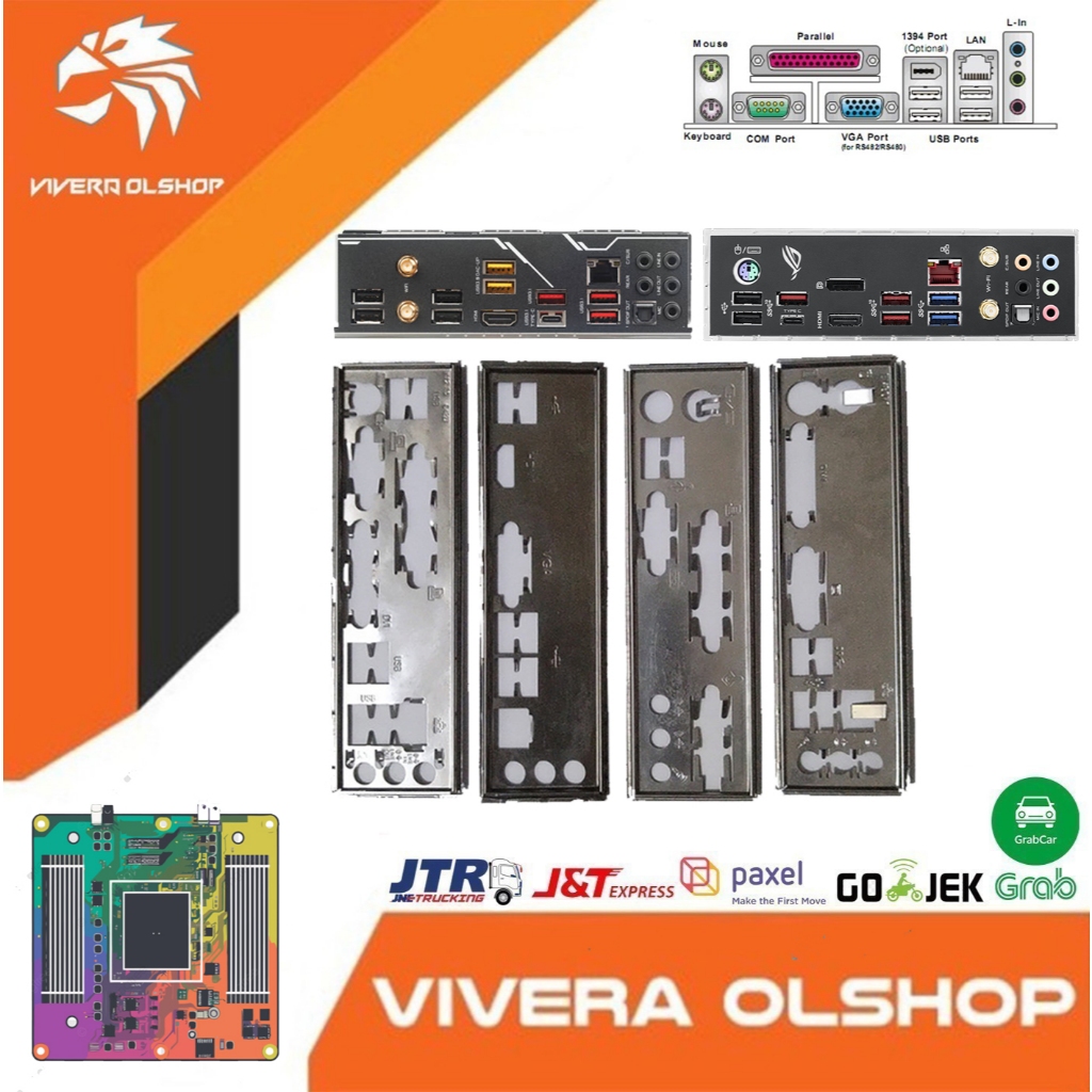 Jual Back Panel Motherboard - Panel Belakang Motherboard ALL MERK ...