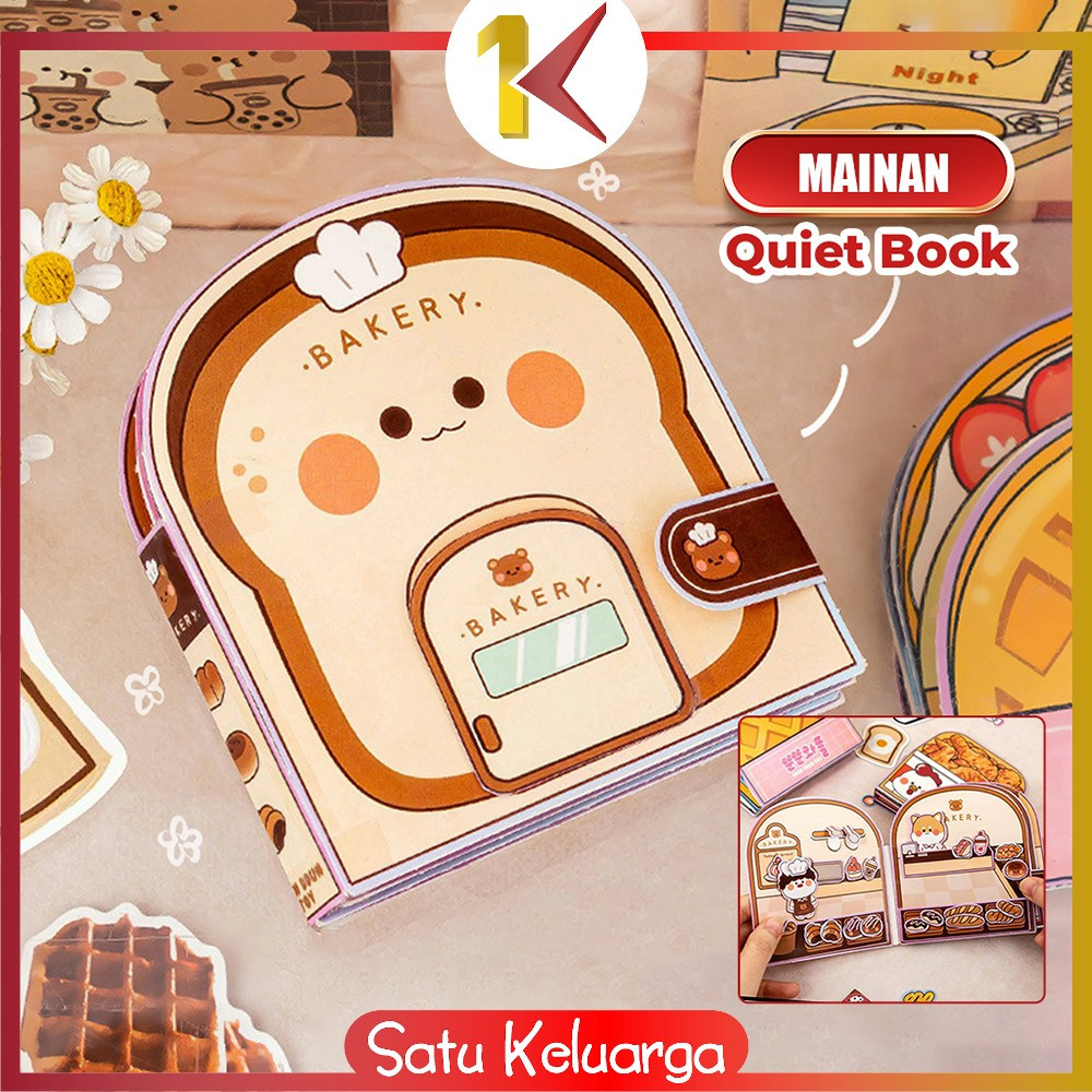 Jual SK-M354 Mainan Edukasi Anak Quiet Book DIY No Cutting / Mainan ...