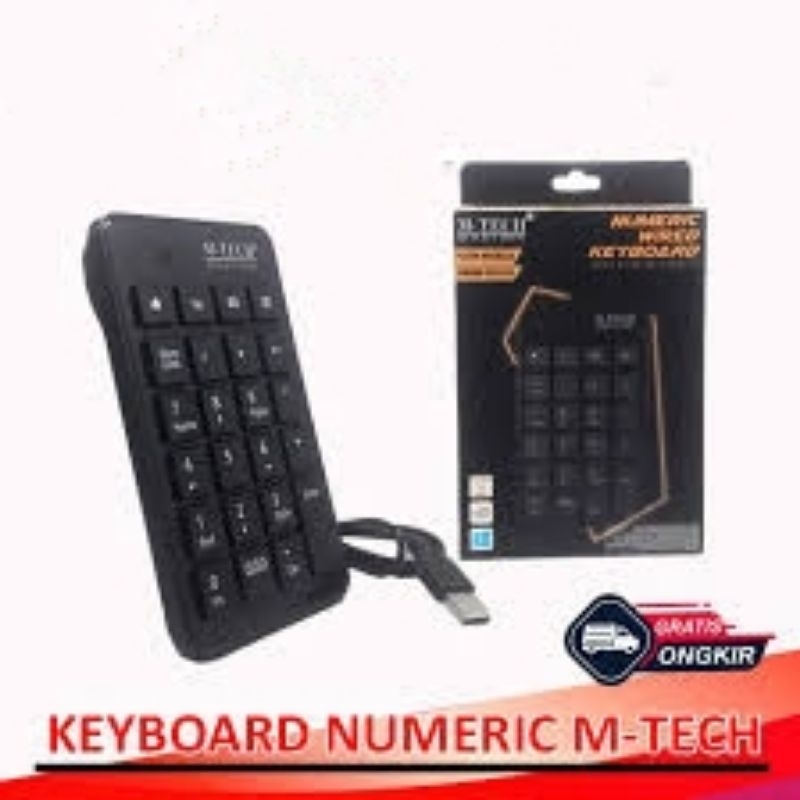 Jual M-TECH Numpad Numeric Keypad USB Numerik Keyboard USB | Shopee ...