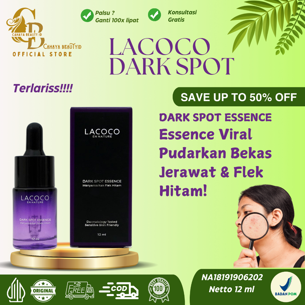 Jual Ready Stok Lacoco Dark Spot Essence 12ml | Shopee Indonesia