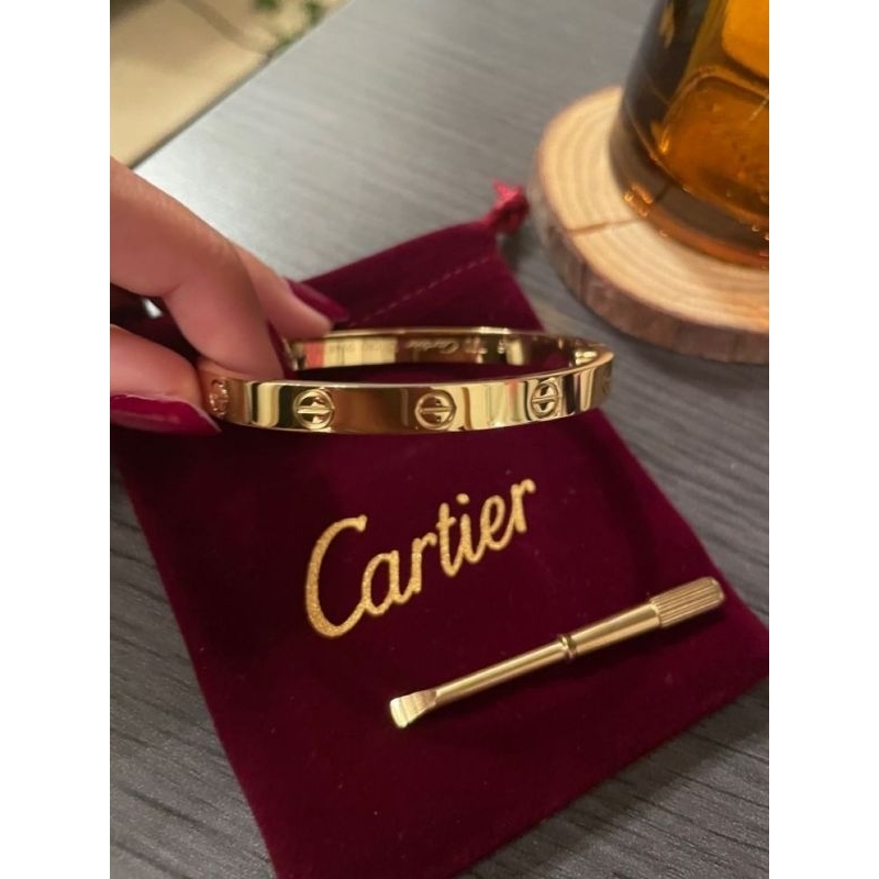 Jual [Lapis emas asli 24K] Gelang Cartier/Gelang paku/Gelang mewah ...