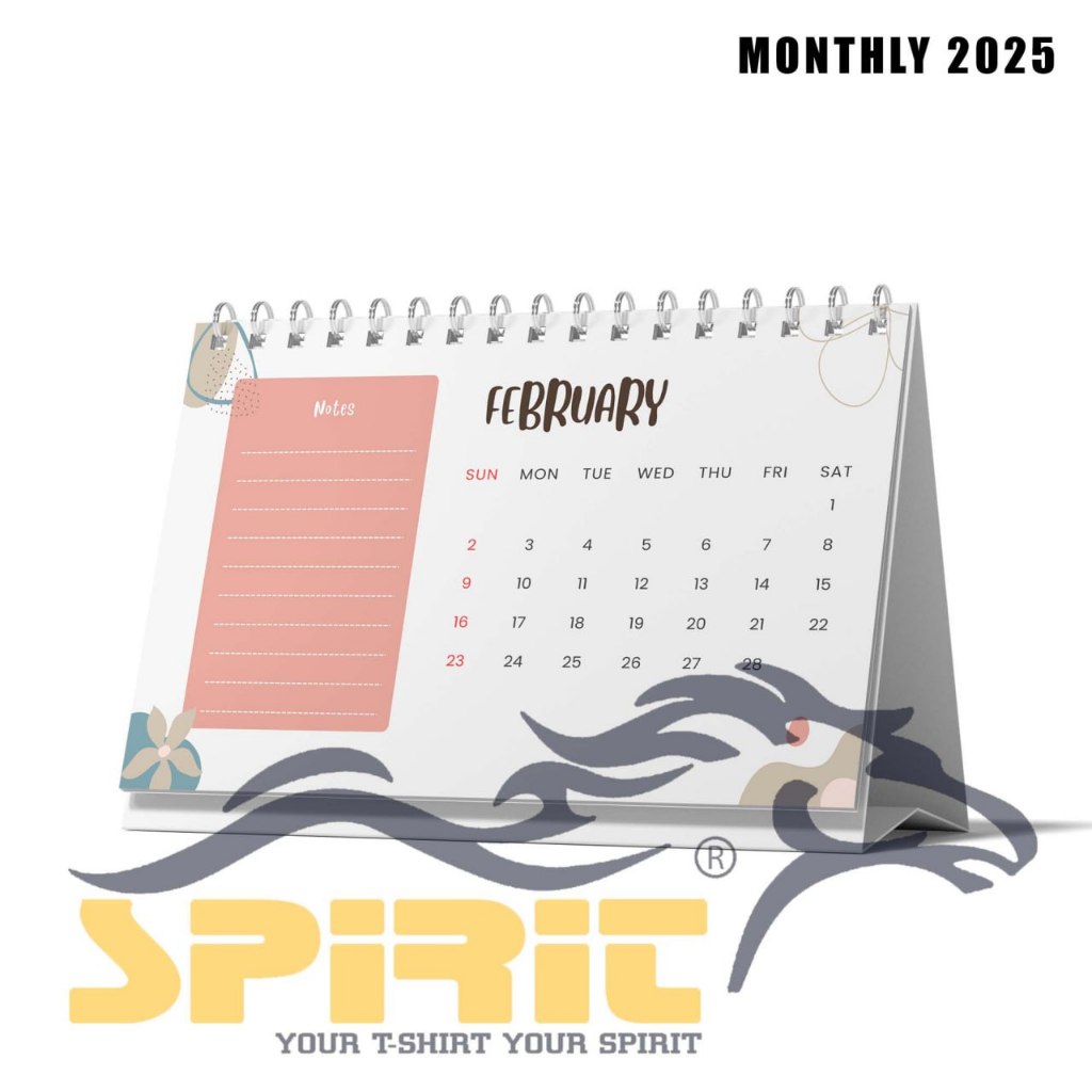 Jual Kalender Duduk 2025 Monthly Kalender 2025 Hiasan Meja Murah ...