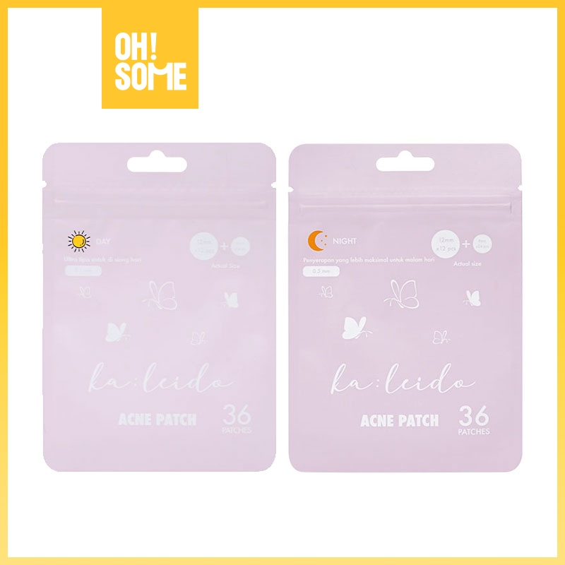 Jual OHSOME - KA:LEIDO·Acne Patch Day 36pcs 7g/Acne Patch Night 36pcs ...