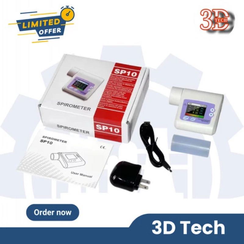Jual Contec SP10W Bluetooth Digital Spirometer Lung Breathing ...