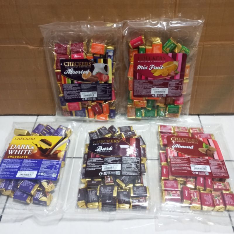 Jual CHECKERS MINI CHUNKY CHOCOLATE ALL VARIAN | Shopee Indonesia
