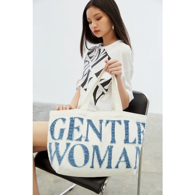 Jual Tas Tote Bag Gentle Woman Original 100% Ready Stock Bkk Import Bangkok | Shopee Indonesia