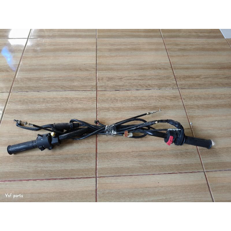 Jual stang set xabre/xsr/mt15/ gas spontan holder kanan&kiri dan gas ...