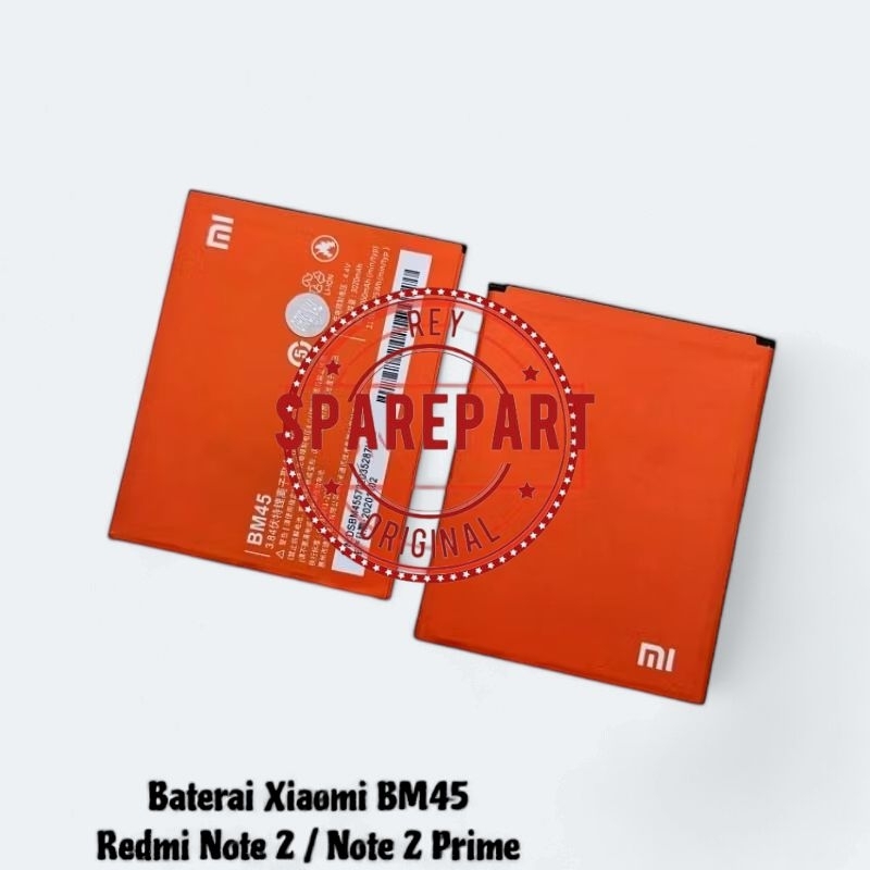 Jual Batre Battre Xiaomi Bm45 Redmi Note 2 / Note 2 Prime | Shopee ...