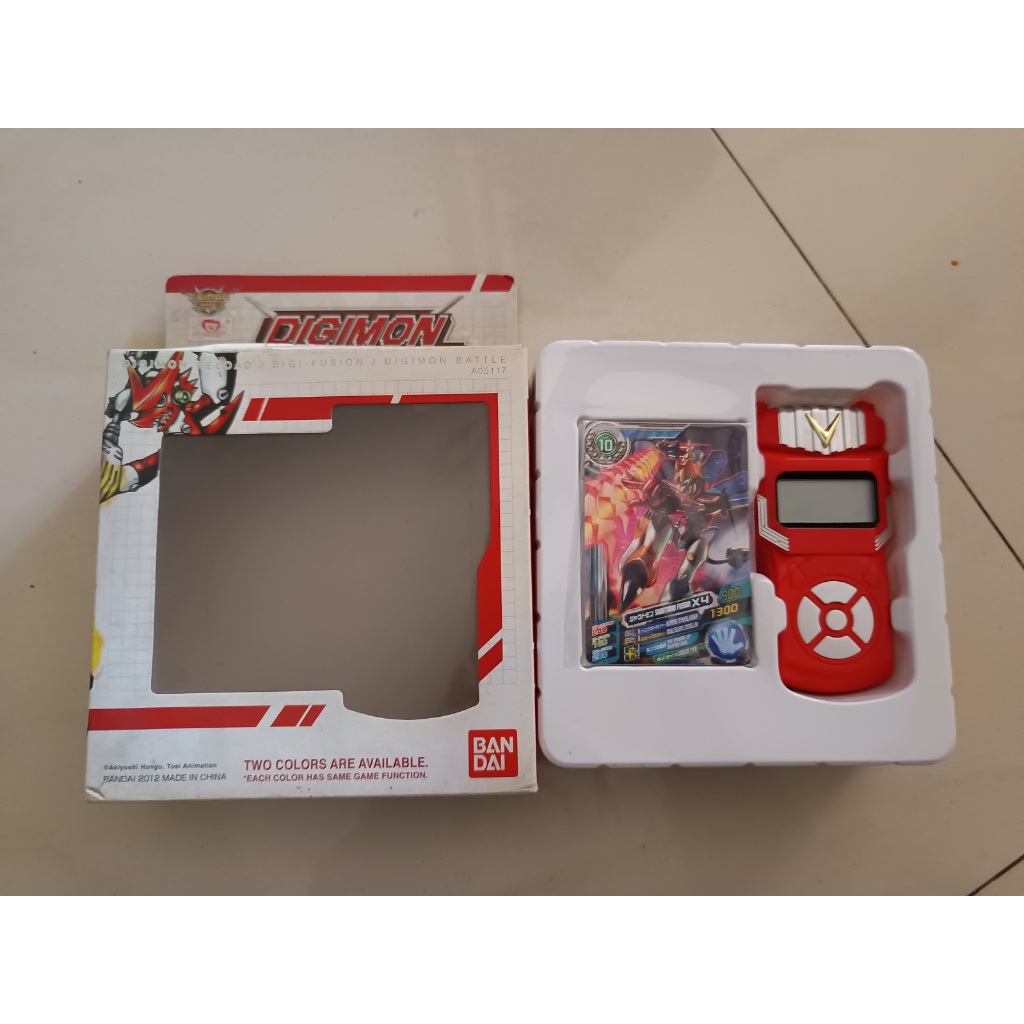 Jual Digivice Digimon Fusion Loader Shoutmon Starmons Sparrowmon Bandai ...
