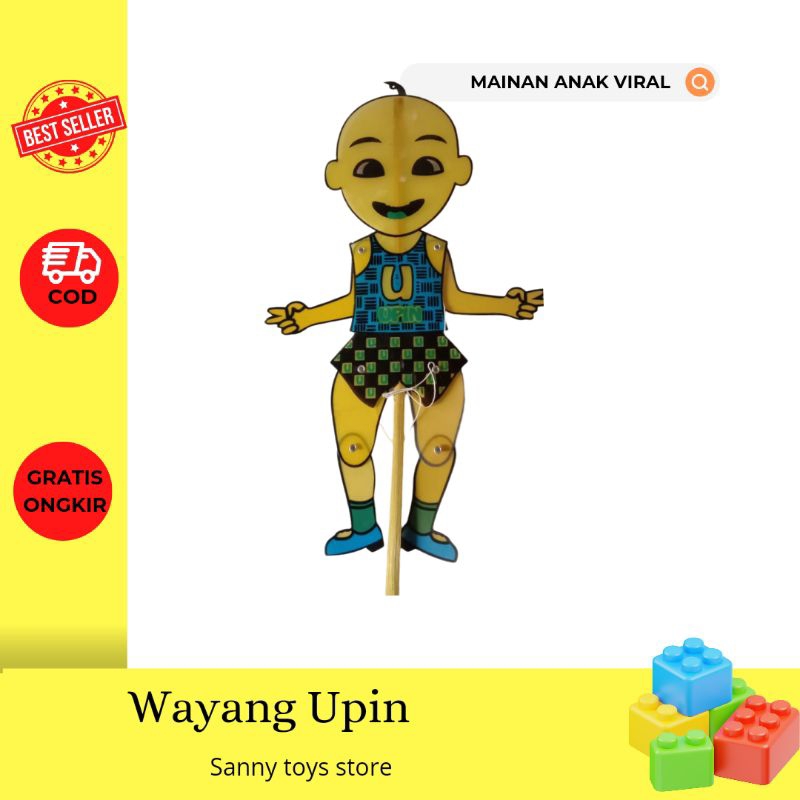Jual wayang Upin Ipin,mainan Upin Ipin,mainan tradisional | Shopee ...