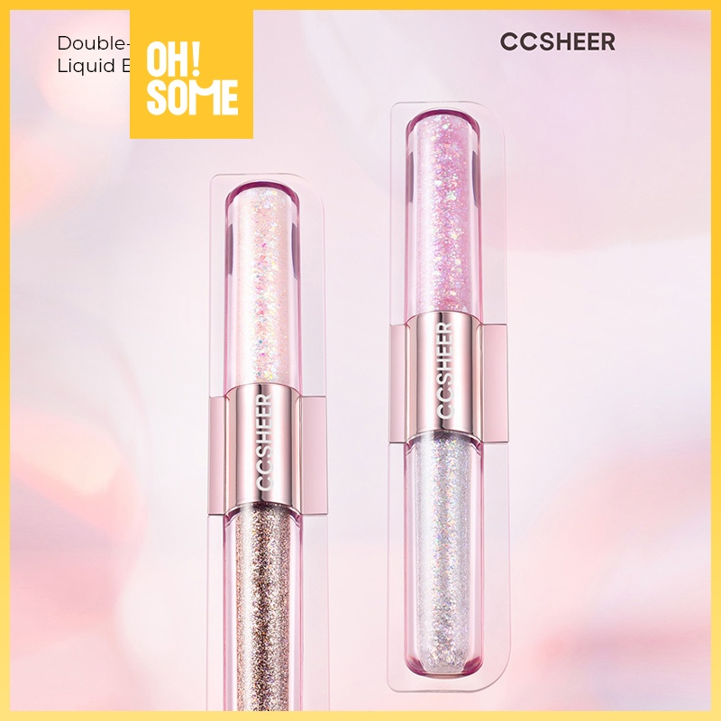 Jual OHSOME-CCSHEER DOUBLE-END LIQUID EYE SHADOW 5g | Shopee Indonesia