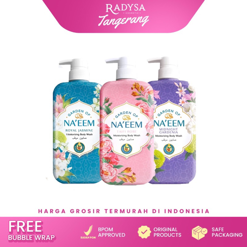 Jual 𝐑𝐀𝐃𝐘𝐒𝐀 𝐓𝐆𝐑 - Garden of Naeem Sabun Cair Pump Besar 480ml / Sabun ...