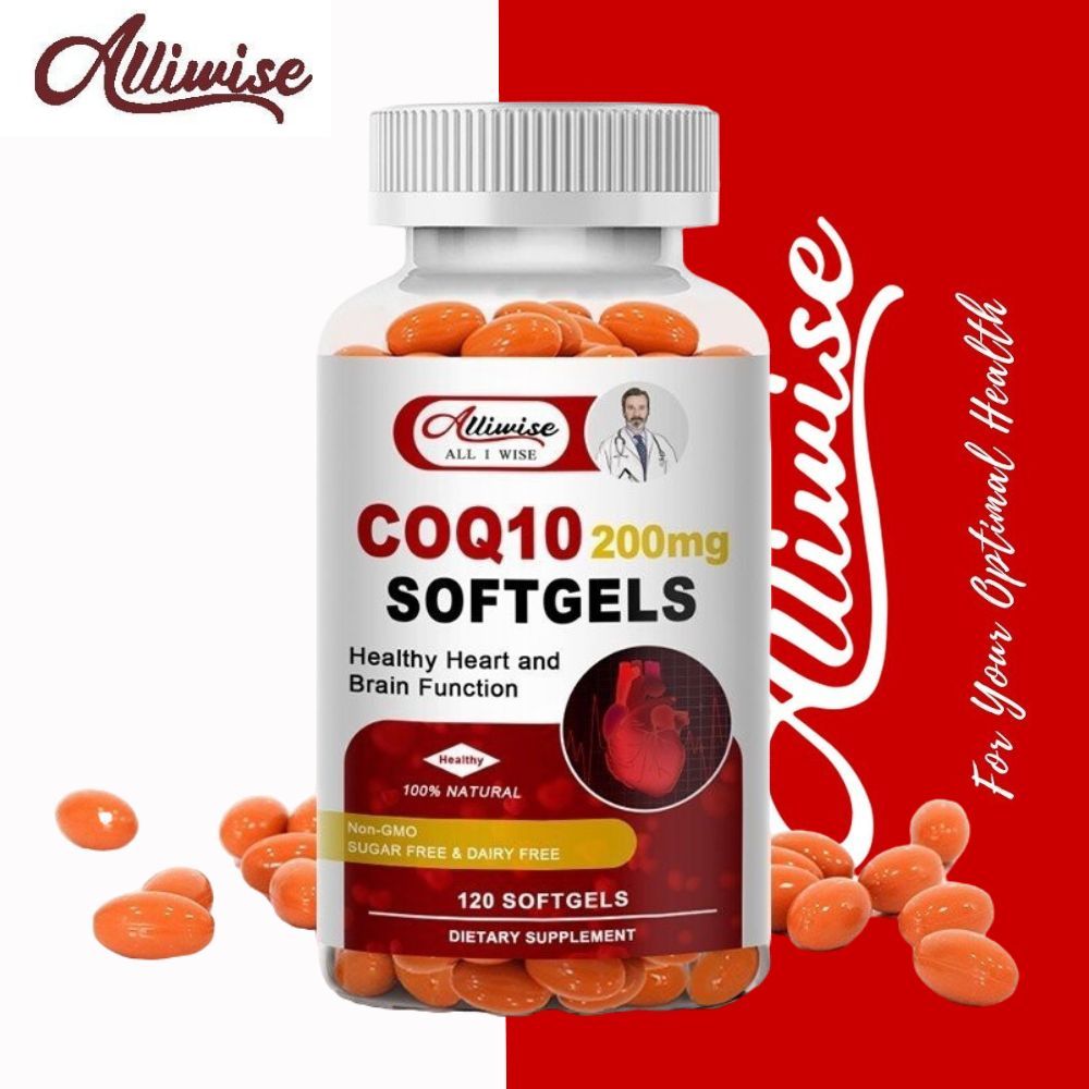 Jual Alliwise Coq10 200mg Suplemen Koenzim Q10 Antioksidan Kesehatan ...