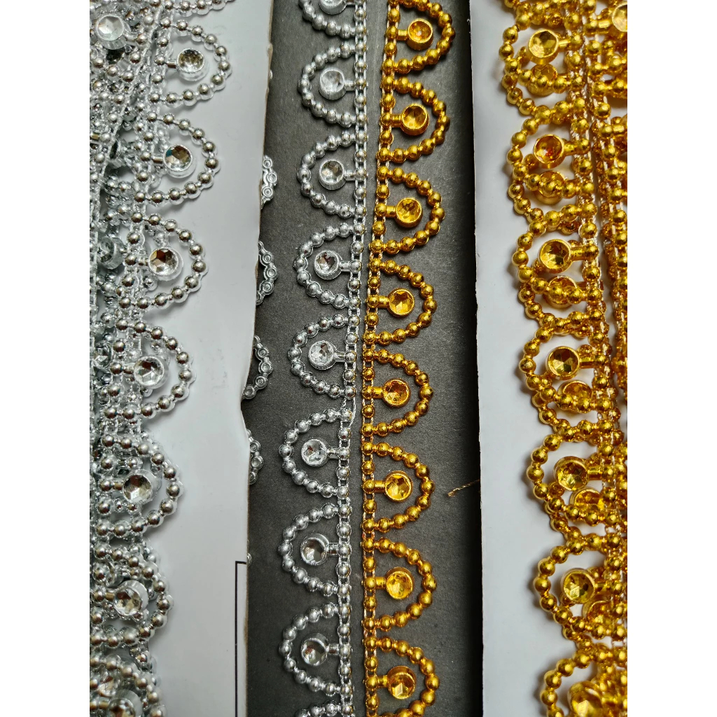 Jual Variasi Emas/Perak Motif 4159/5079 - panjang 10 yard (9 meter ...