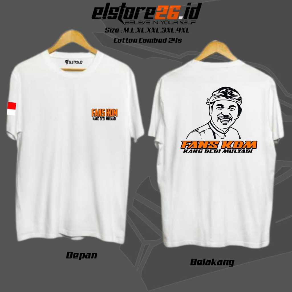 Jual ELSTR Kaos Pria Distro FANS KDM | Baju Atasan Oblong Cotton Combed ... Jual ELSTR Kaos Pria Distro FANS KDM | Baju Atasan Oblong Cotton Combed ...