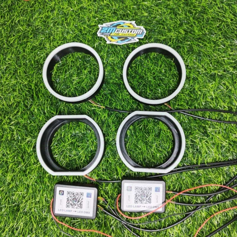 Jual 2 Pcs Shroud 3D ABS RGB 3D Print ABS 3D Shroud Bulat RGB Shroud ...