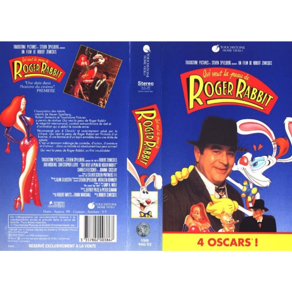 Jual Film Dvd Who Framed Roger Rabbit 1988 Teks Indonesia | Shopee ...