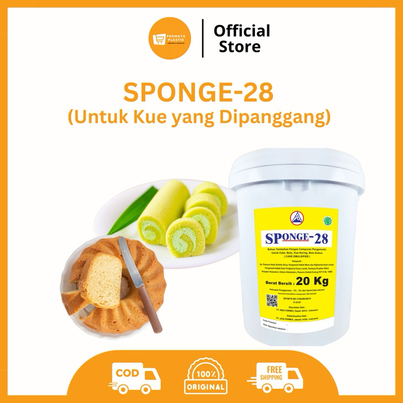 Jual Sp Sponge-28 Emulsifier Pengembang Kue Bolu Eceran | Shopee Indonesia