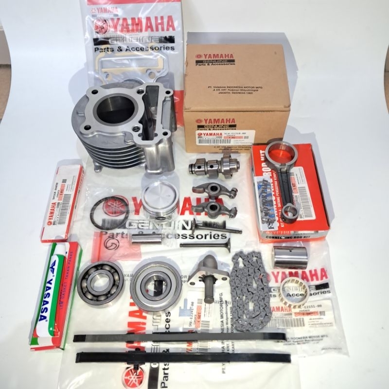 Jual Paket Blok Seher 5TL Cylinder Komplit Yamaha Mio Lama Mio Sporty Mio Smile 11 Item | Shopee ...