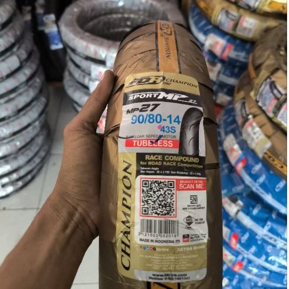 Jual Ban FDR MP27 90/80/14 Tubles Soft Compound | Shopee Indonesia