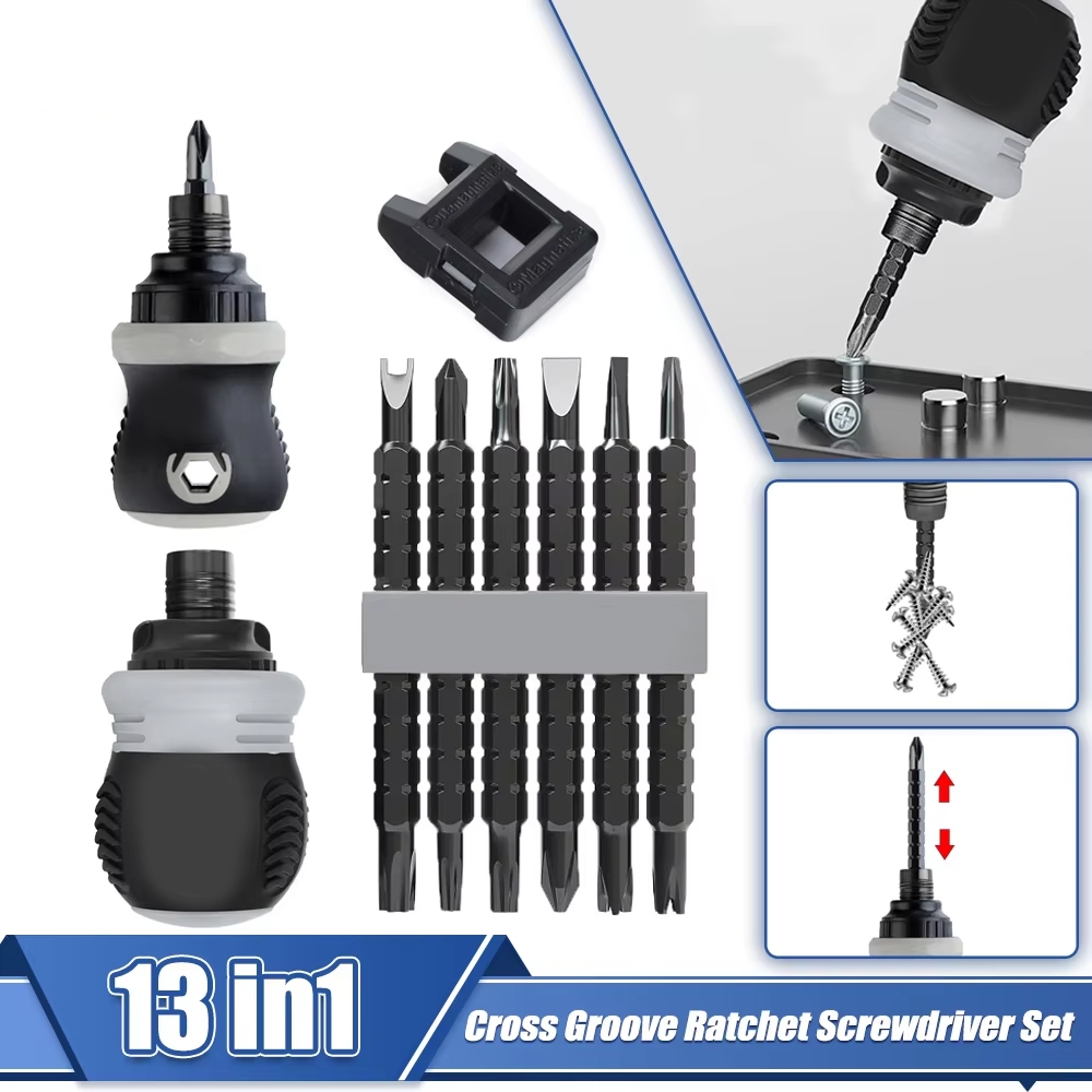 Jual KENZ Obeng Set 13 in 1 Magnet Multifungsi / Obeng CRV Set 13in1 ...