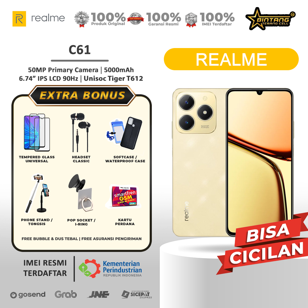 Jual Realme C61 ram 8/128gb realme C51s NFC ram 6/128 realme C51 ram 4/128Gb ram 4/64Gb Garansi ...