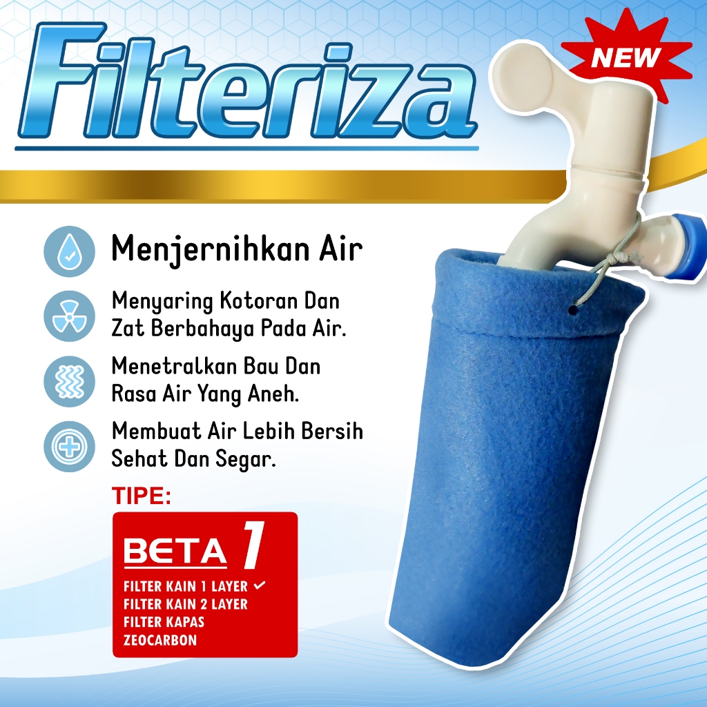 Jual Filter Saringan Air Kamar Mandi Filter Kain Penjernih Air Sumur ...