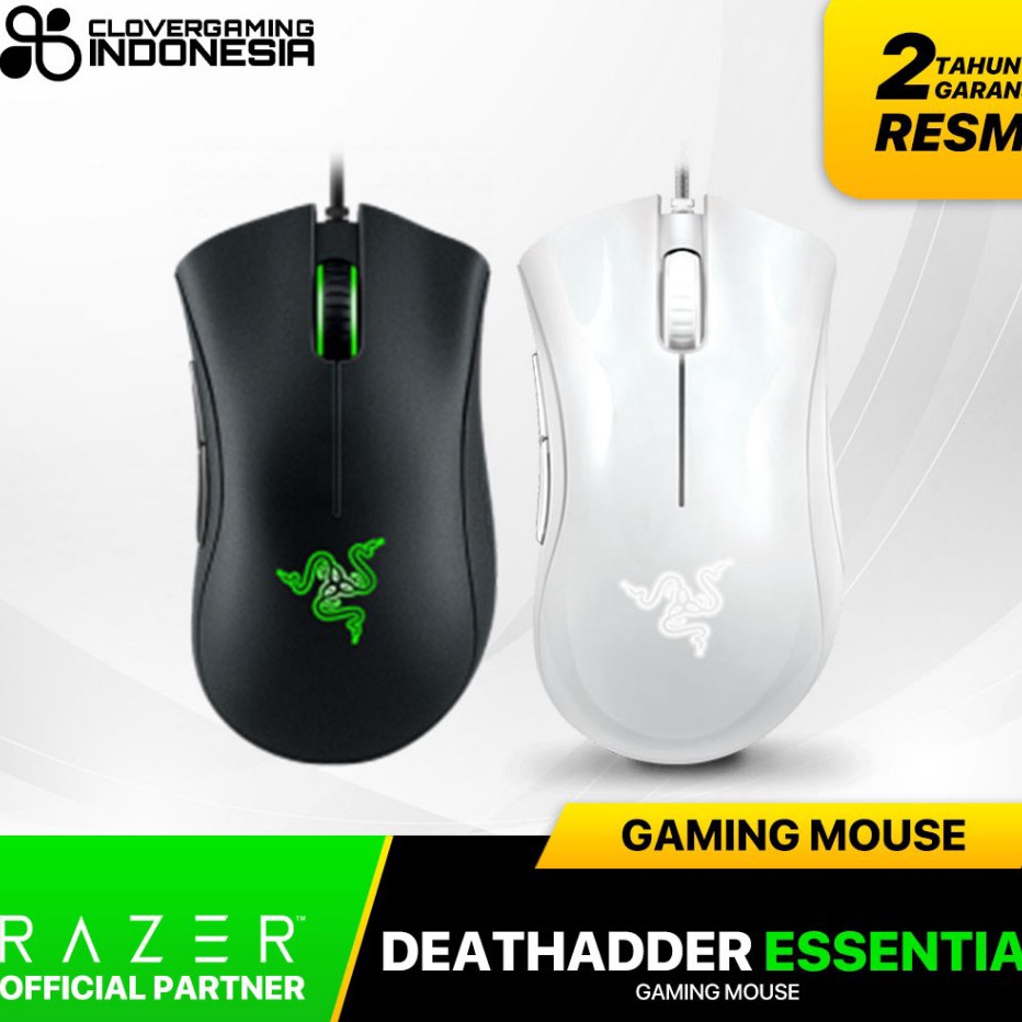 Jual Razer Deathadder Essential Gaming Mouse GINAL ASLI GARANSI RESMI ...