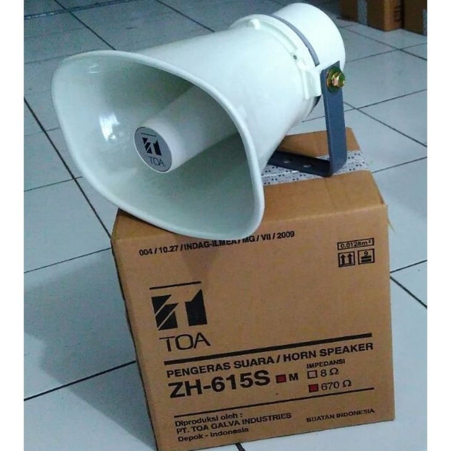 Jual Toa Horn Speaker ZH-615SM ZH615SM 15watt with Matching Original Bergaransi | Shopee Indonesia