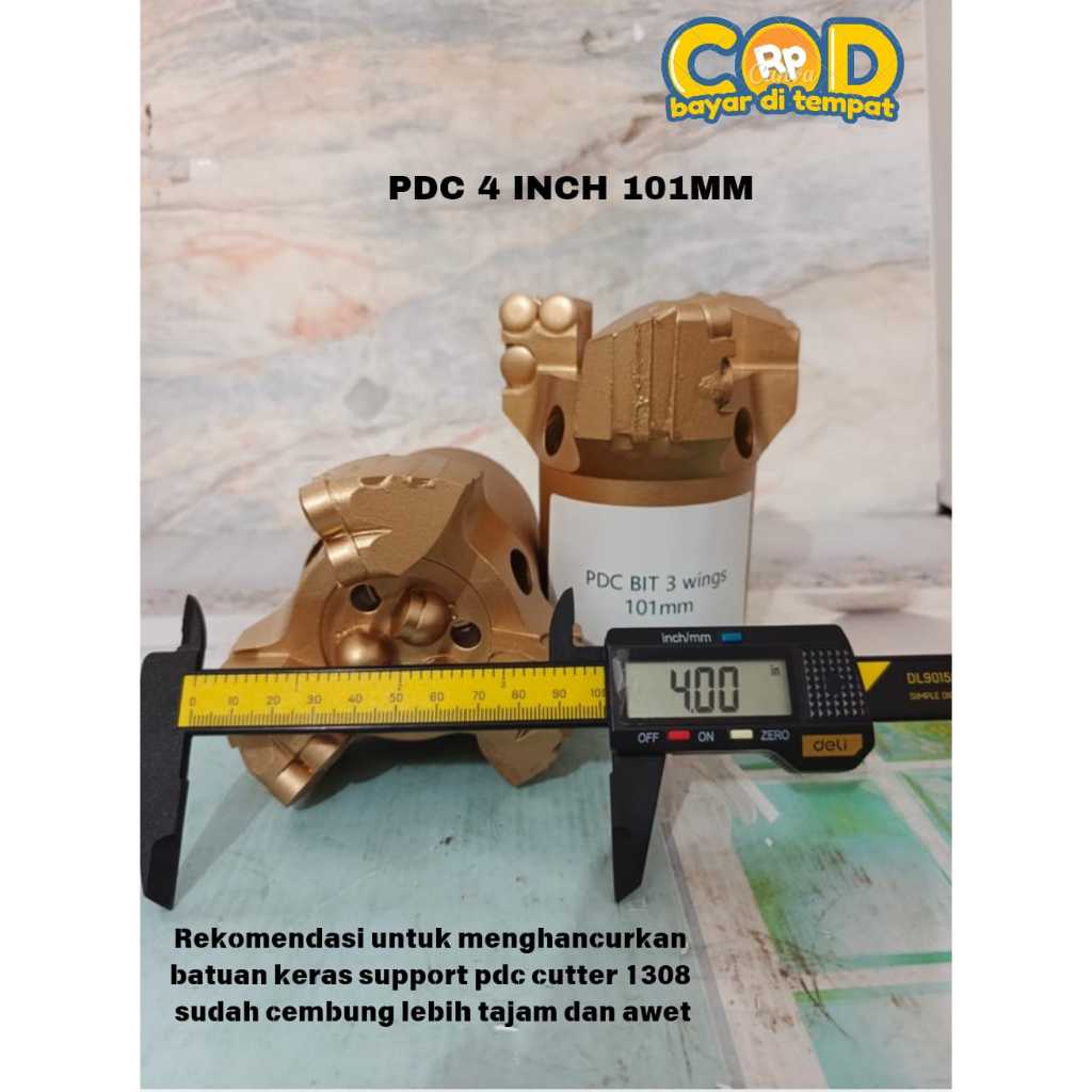 Jual Mata bor sumur batuan keras diameter 101mm 4 inch | Shopee Indonesia