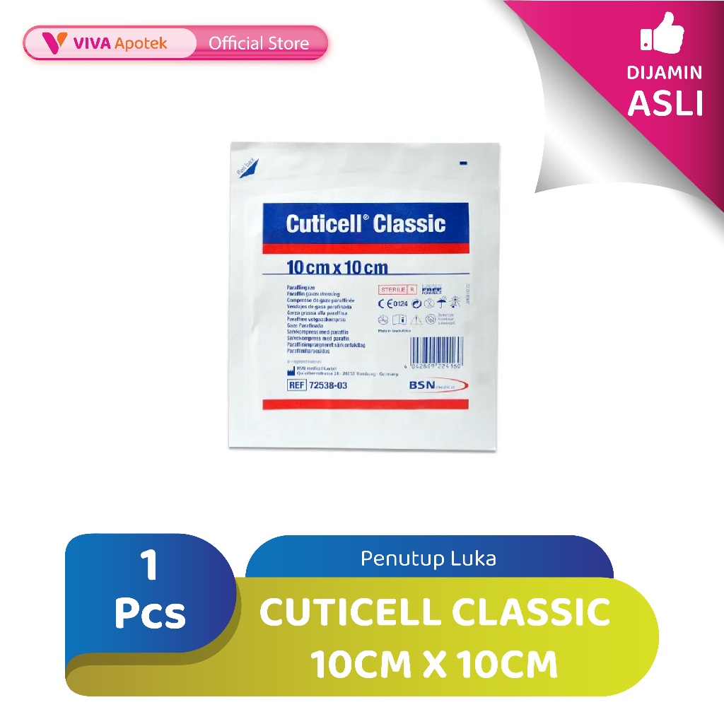 Jual Cuticell Classic 10cm X 10cm untuk Menutup Luka (1 Pcs) | Shopee ...