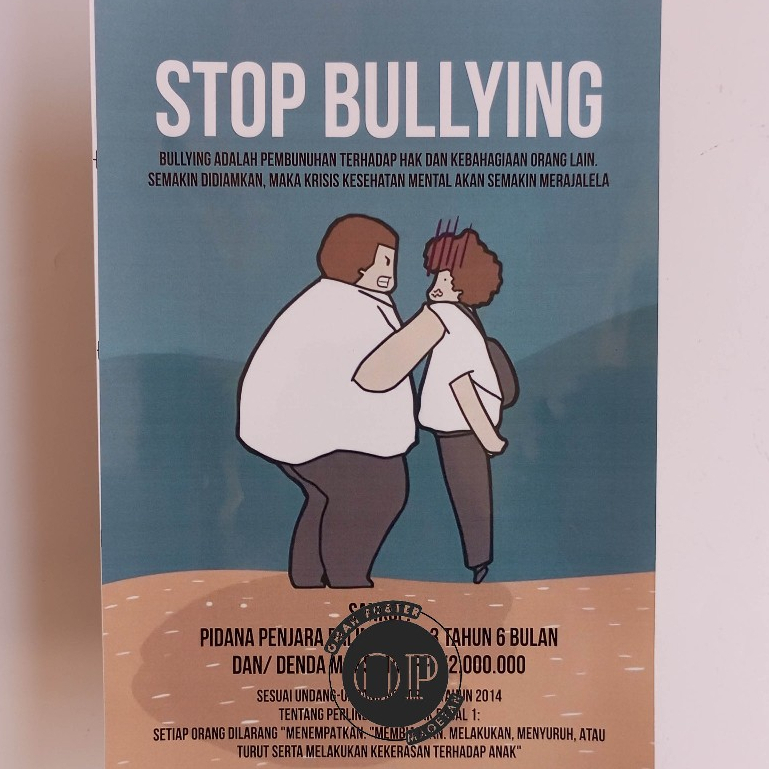 Jual Poster Stop Bullying - Sanksi Melakukan Bullying - Perundungan Sekolah | Shopee Indonesia