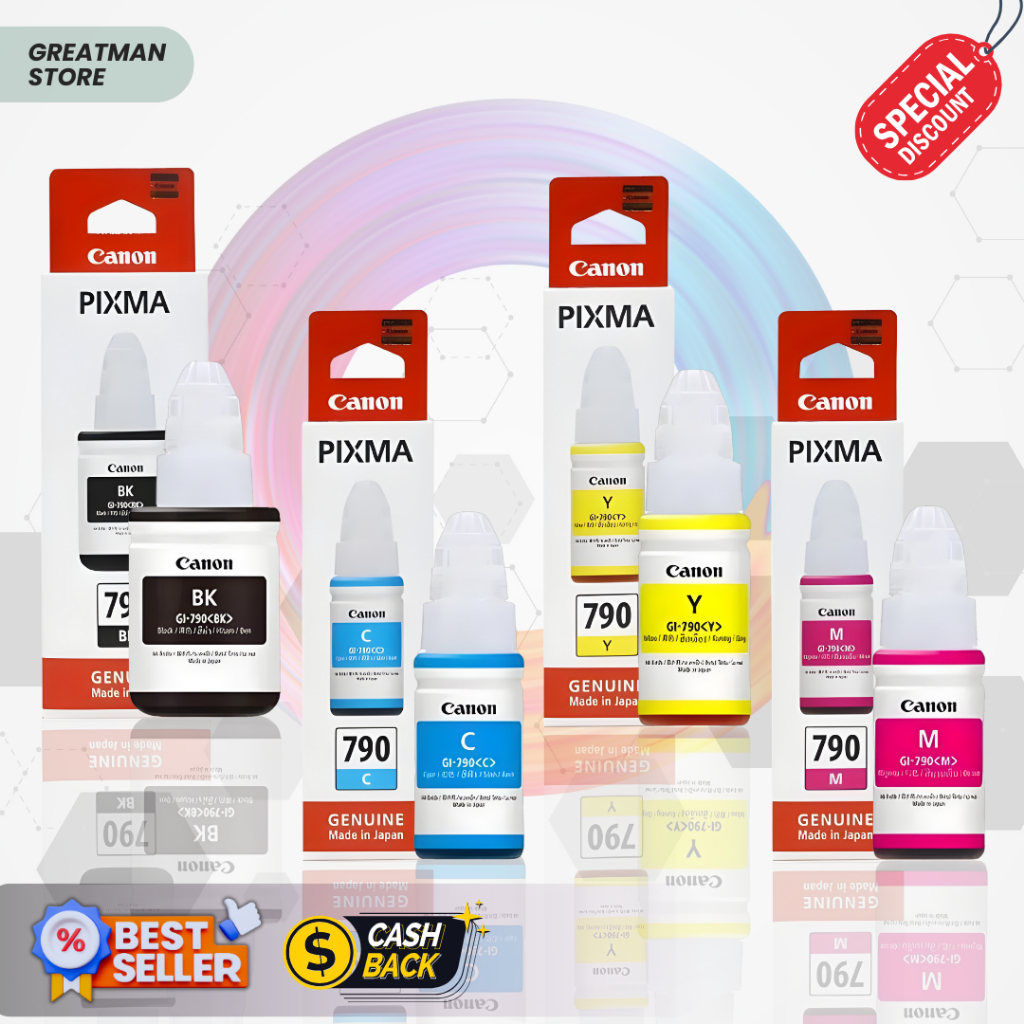 Jual Tinta Printer Pixma CANON 790 G1000 G1010 G2000 G2001 G2010 G2010 ...