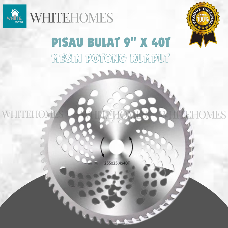 Jual Pisau Bulat Mesin Potong Rumput 40T Pisau Potong Rumput 9Inch x ...