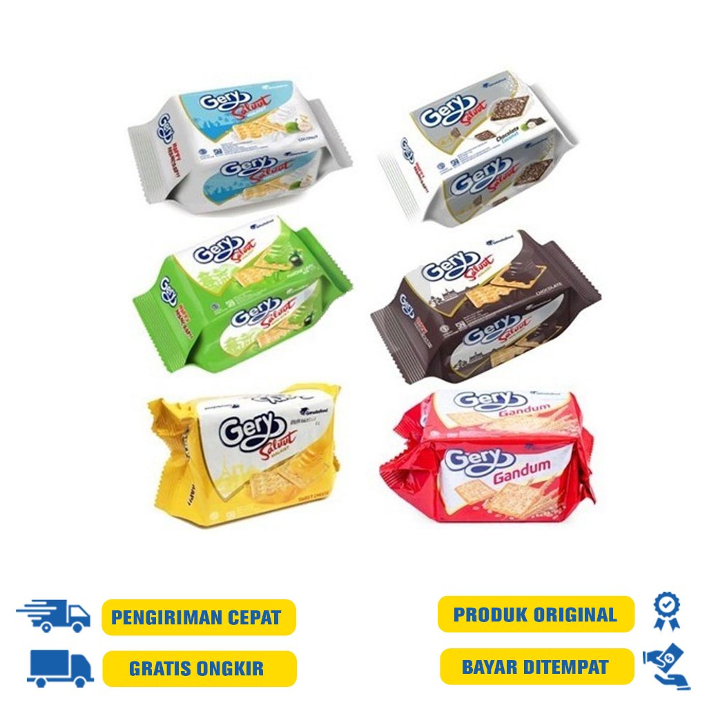 Jual Gery Salut Malkist 90 |105 | 100 Gram - Abon |Sweet Cheese |Choco ...