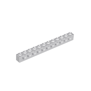 Jual Lego Light Bluish Gray Part 3895 Technic, Brick 1 x 12 with Holes ...
