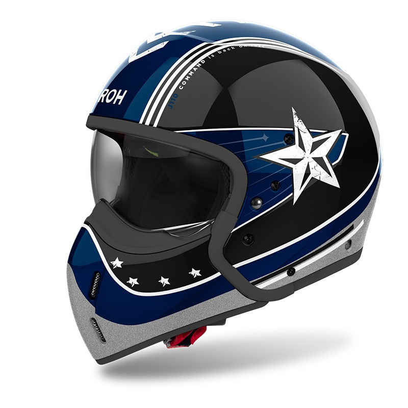 Jual Helm Airoh J110 Command octane gloss modular Helm airoh J110 ...