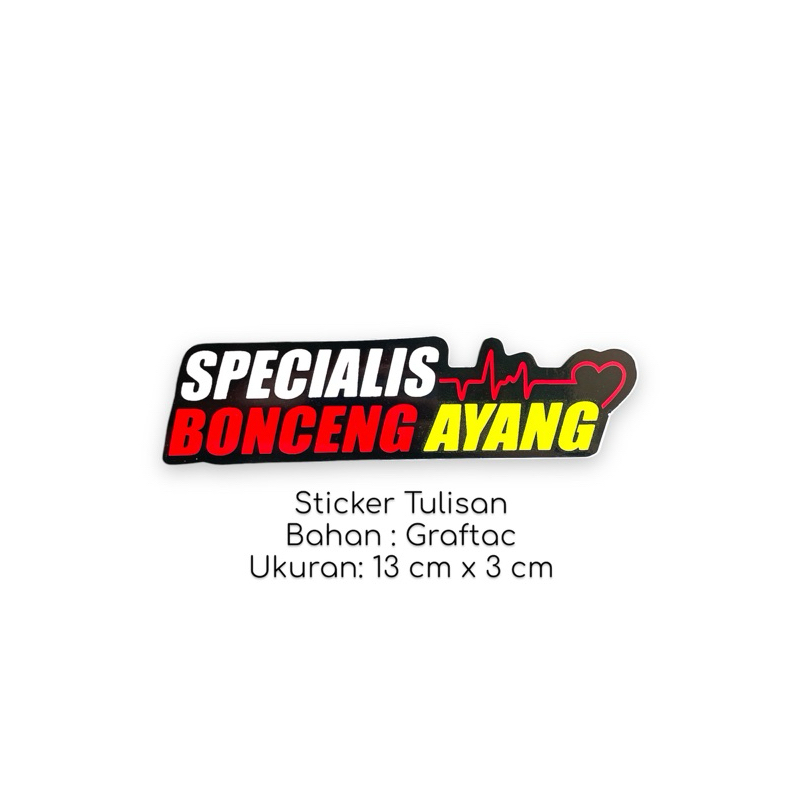 Jual STICKER TULISAN VIRAL / MOTOR / KEKINIAN ANTI AIR (SATUAN ...