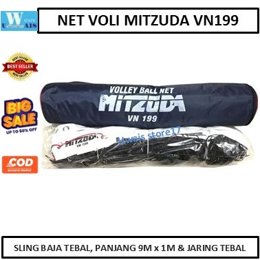 Jual Net Voli Mitzuda VN199 Standard Internasional jaring volly Sling ...