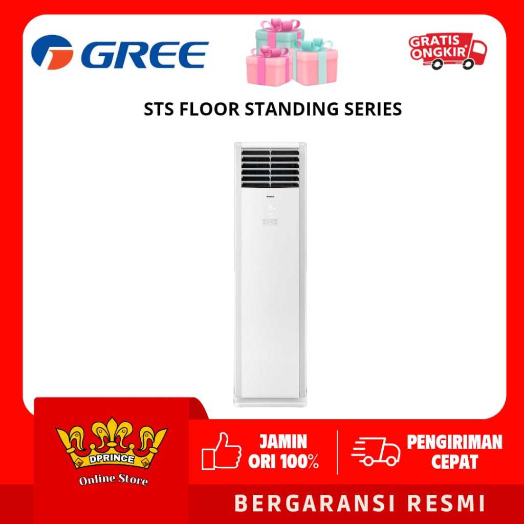 Jual GREE Floor Standing 5 PK GVC-48 STS S Eco AC Standing 5 PK ...