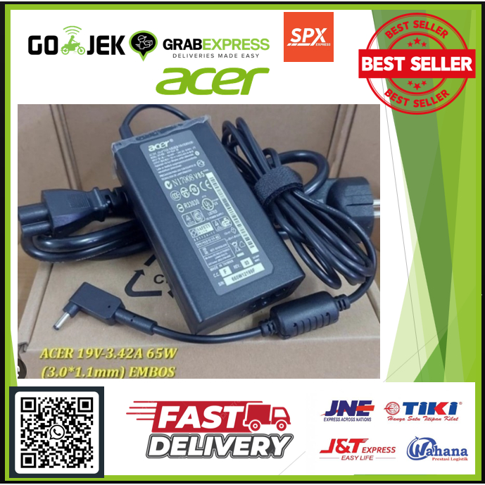 Jual Charger Adaptor Acer Swift 3 , Swift 5 19V 3.42A ACER EMBOS ORI ...