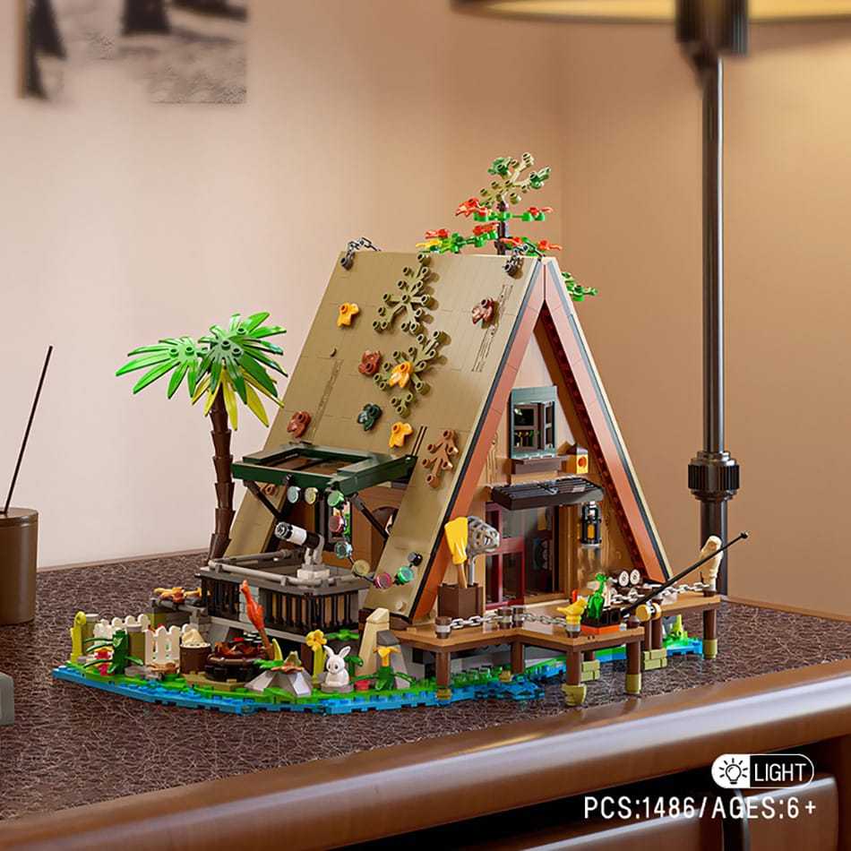 Jual BRICK YES 6028 Creative City Street View House Mini Block Hutan ...