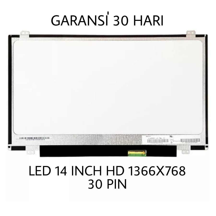 Jual LED LCD LAPTOP 14.0 14 INCH SLIM 30 PIN | Shopee Indonesia