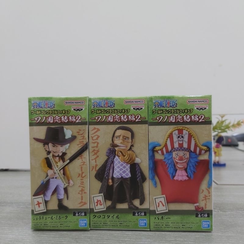 Jual Action Figure One Piece WCF Trio Cross Guild Buggy, Mihawk ...