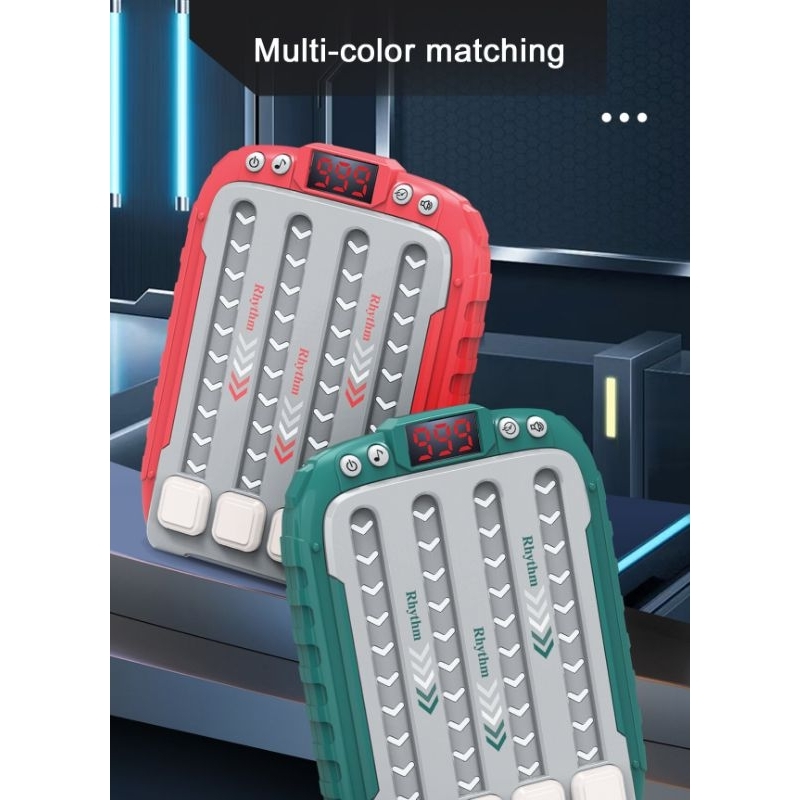 Jual Mainan Mini Rhythm Game Machine/ Pop It Elektronik Elektrik ...