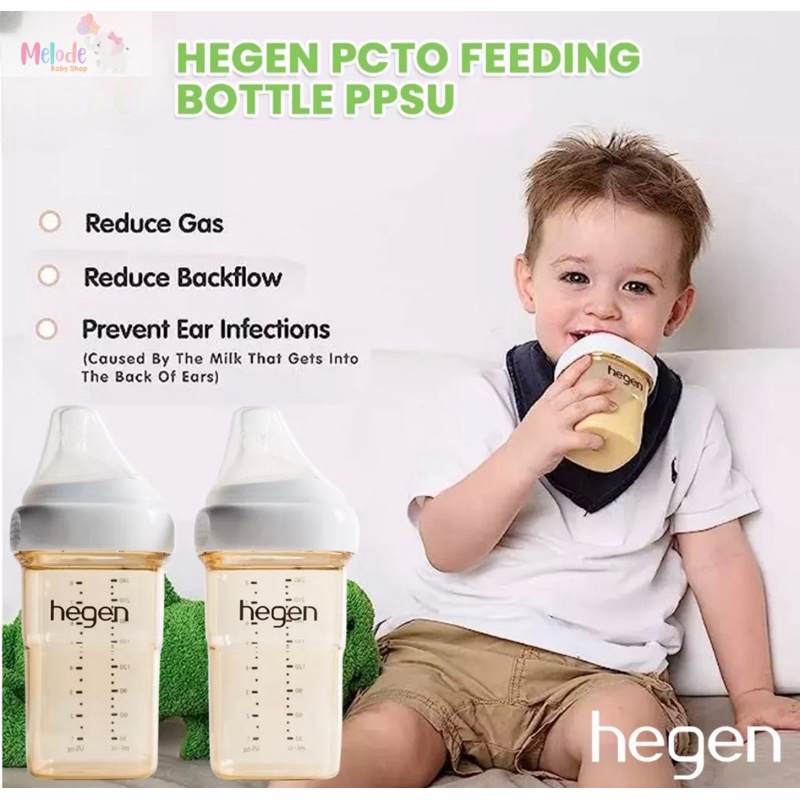 Jual Hegen Feeding Bottle PPSU - Botol Susu Bayi Hegen All Varian 150ml - 240ml & 330ml | Shopee ...