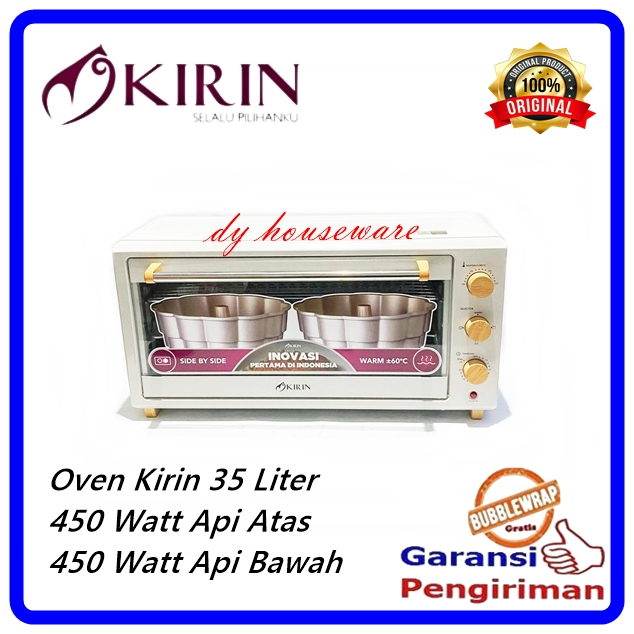 Jual Oven Listrik Jumbo Besar Oven Pemanggang Besar 35 Liter Kirin KBO ...