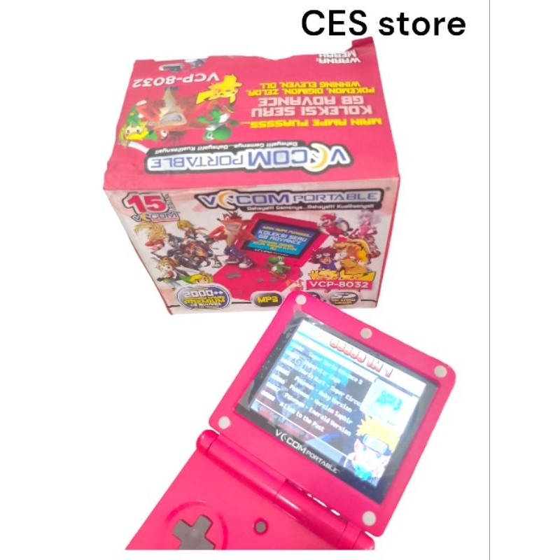 Jual game retro handheld console gameboy clone vcom (minus condition ...